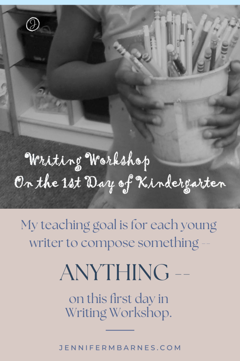 How To Host An Inspirational Writing Workshop in Kindergarten From Day ...